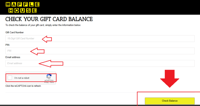 Waffle House Gift Card Check Balance And Rewards 2025